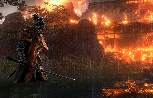 Using the Shinobi Prosthetic in Sekiro: Shadows Die Twice